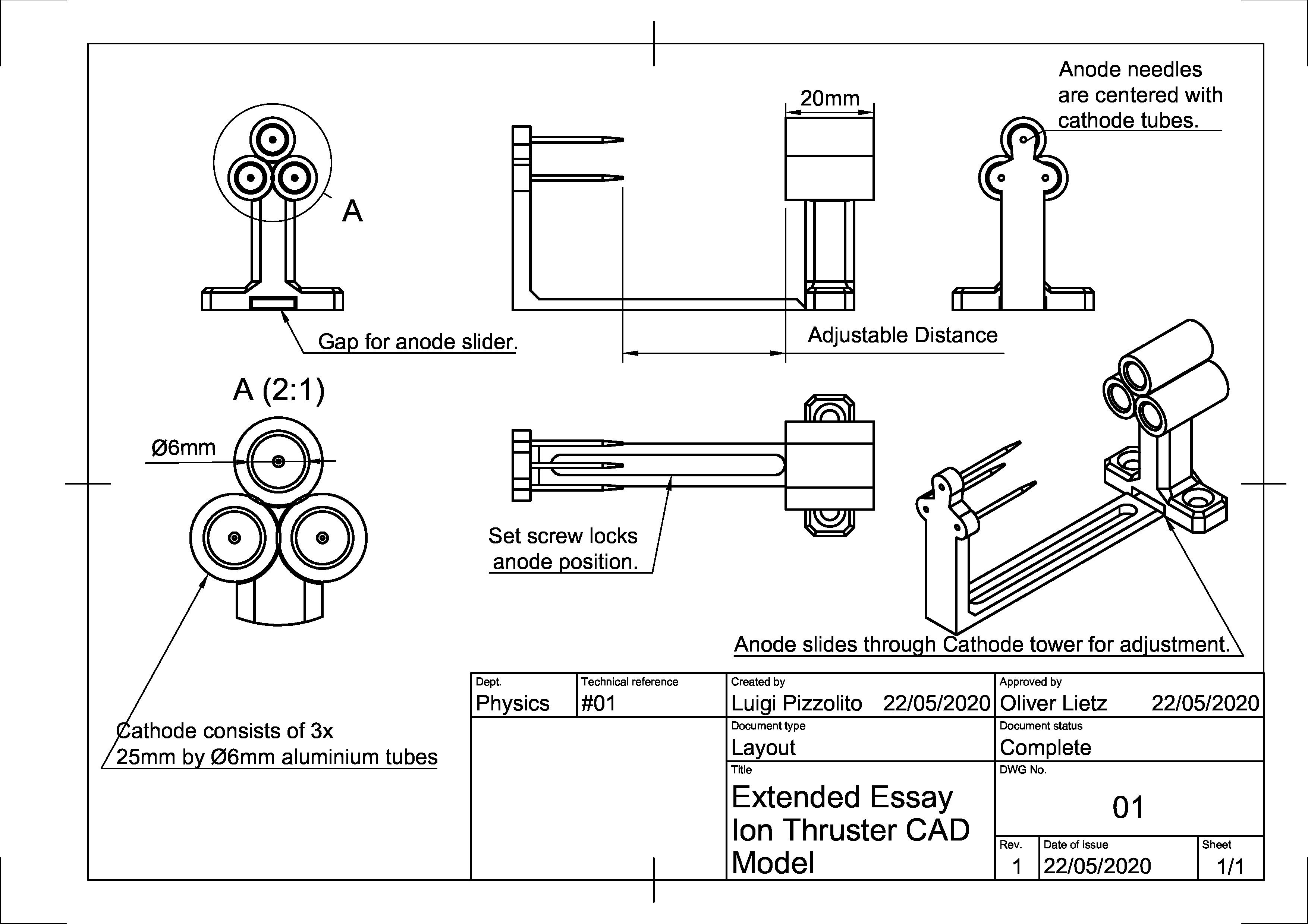 Ion Thruster - IB Extended Essay